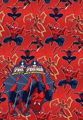 Marvel Ultimate Spiderman wrapping paper - Gift Wrap 2 sheets 49cm x ...