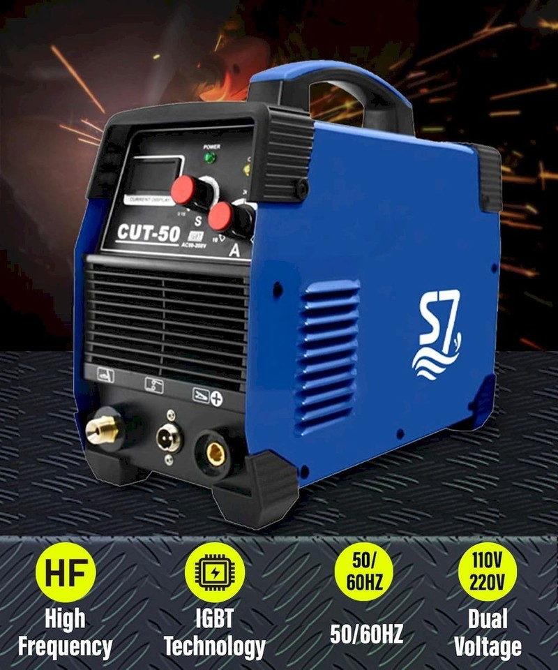 Plasma Cutter,CUT50 55Amp 110V/220V Dual Voltage IGBT Cutting Machine ...