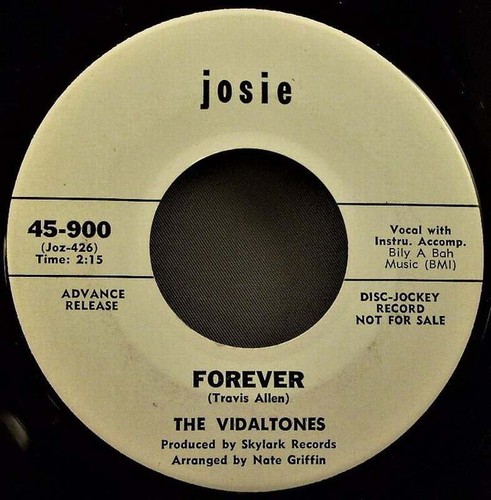 Vidaltones - Forever / Someone To Love Promo Vinyl 45 | eBay