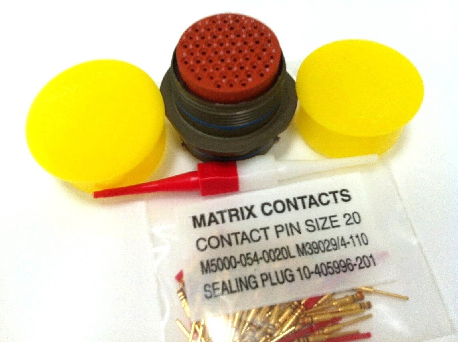 MS3471W22-55PW Mil-Spec Connector + Contact (M39029/4-110)-- New ...