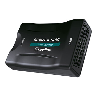 Scart to HDMI Converter Adapter Old Device to HD TV/Monitor Display USB ...