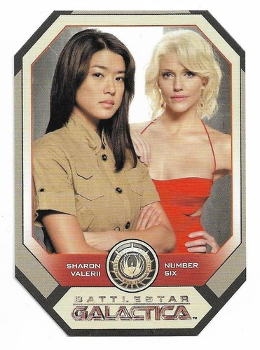 2009 Battlestar Galactica Season 4 Gallery G3 Number Six and Sharon ...
