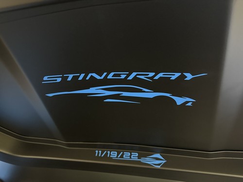 Chevrolet Corvette C8 / Z06 Stingray insignia custom Large Vinyl Trunk ...