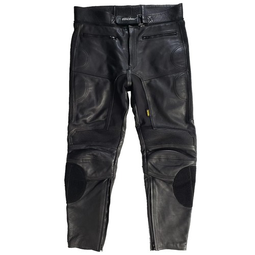 Fieldsheer Motorcycle Pants Mens 40 Black Leather Made With Kevlar | eBay
