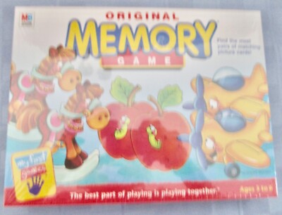 NEW SEALED Original Memory Game 2001 Matching Game Milton Bradley (U3CL ...