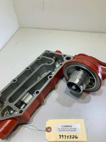 8.3 CUMMINS ISL Oil Filter Head 3974326 3974324 OEM | eBay