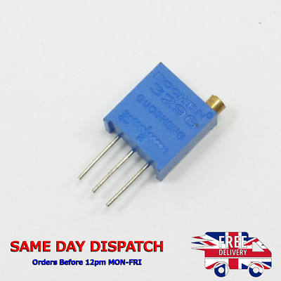 200K Ohm 3296W Preset Precision Trim 3296 Top Screw Potentiometer Pot ...