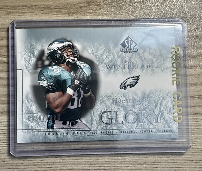 2002 SP Legendary Cuts Destined for Glory /1100 Brian Westbrook #157 ...