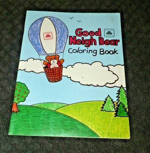 Rare and Unused Circa 1990's State Farm Coloring Book-Good Neigh Bear ...