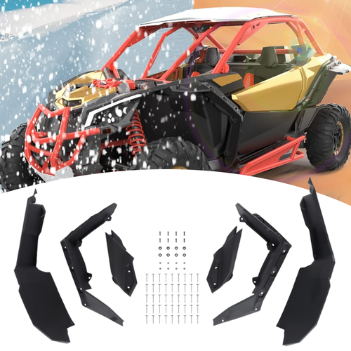 Super Extended Fender Flares for Can-Am Maverick X3 Turbo R 2017-2023 ...