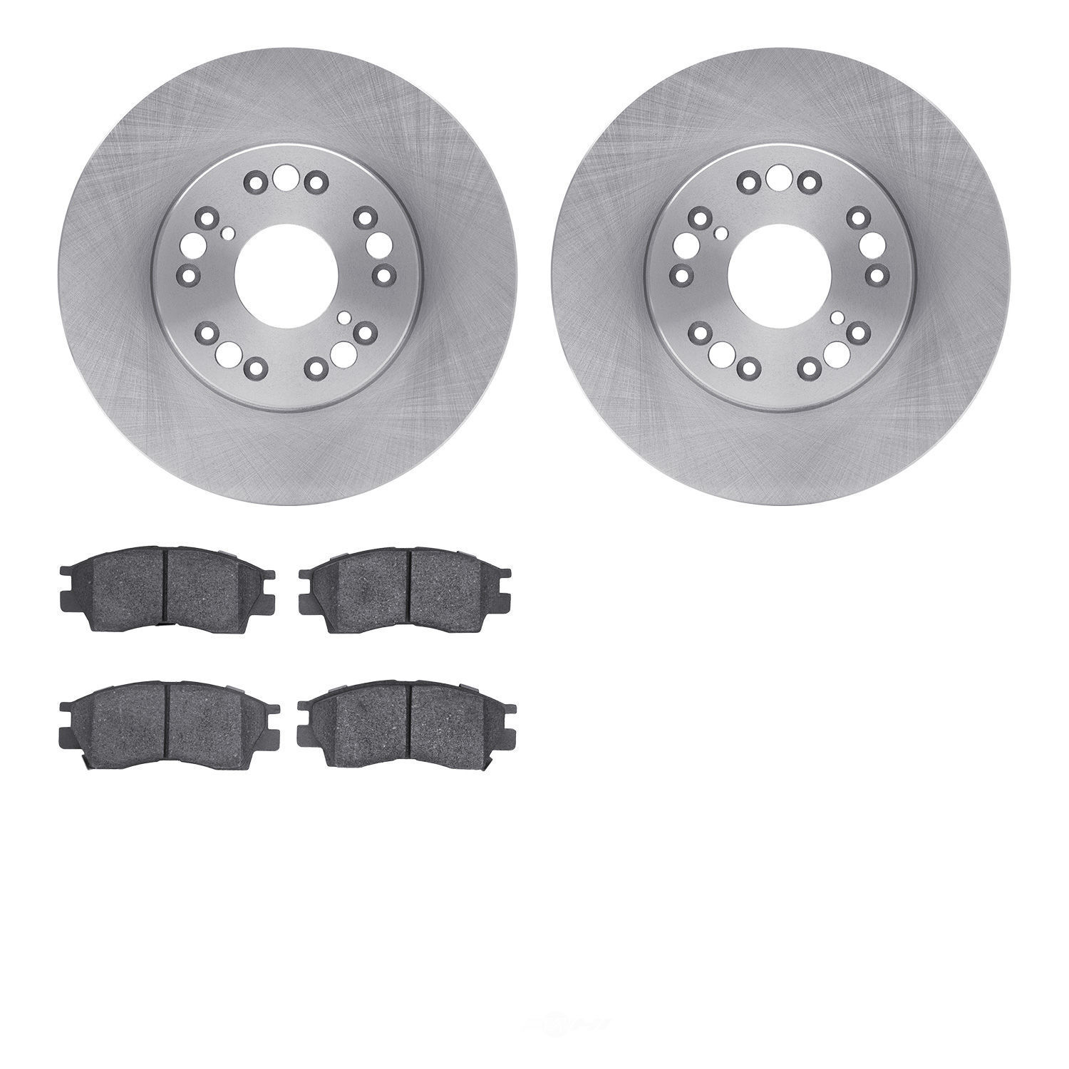 Disc Brake Kit-Rotors with 5000 Advanced Brake Pads DFC fits 1990 Lexus ...