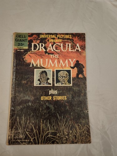 Universal Pictures Presents Dracula The Mummy (1963) Dell Giant G | eBay
