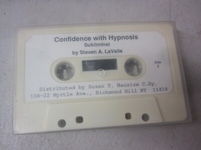Steven A LaVelle Subliminal Hypnosis Cassette Tape CONFIDENCE WITH ...