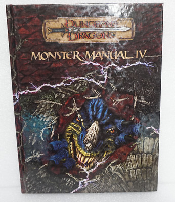 Dungeons & Dragons Monster Manual IV 9780786939206| eBay