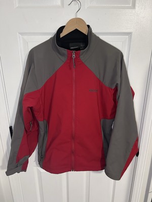 Marmot Gore Windstopper Red Gray Wind Block Softshell Jacket Men's Size Large | eBay
