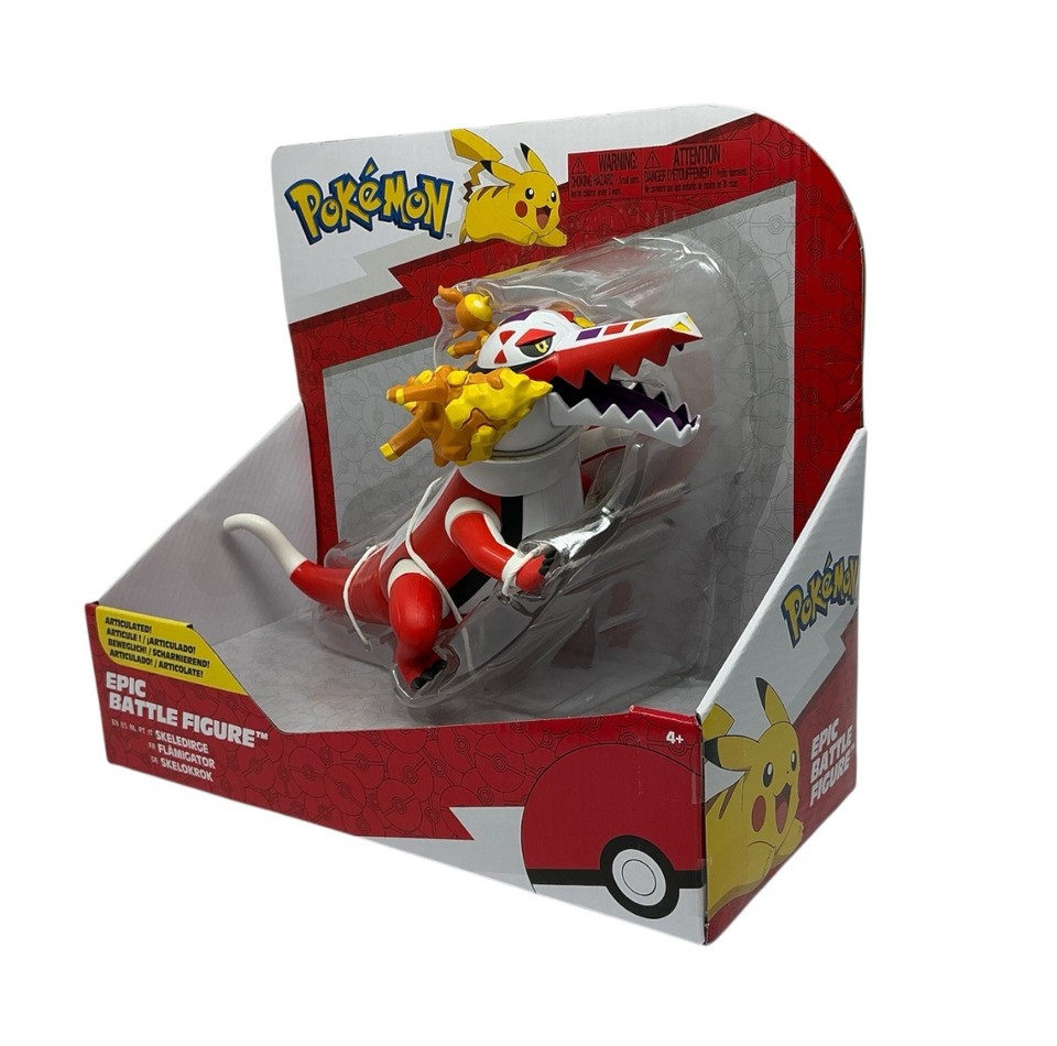 Pokémon Skeledirge Epic Battle Figure - 12-Inch Articulated Epic Battle ...