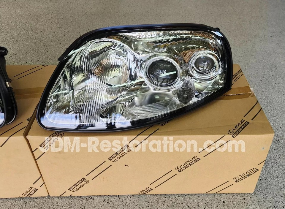 Toyota Jza80 Supra Brand New S1 Glass Headlights Genuine OEM | eBay ...