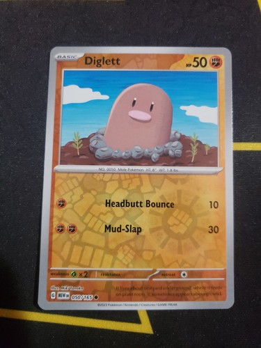 Diglett | 050/165 | Reverse Holo | Pokemon Scarlet & Violet 151 | eBay