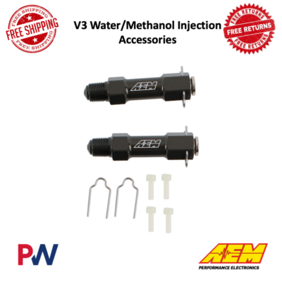 AEM 30-3313 V3 Water/Methanol Injector Nozzles Kit | Universal, Pair ...
