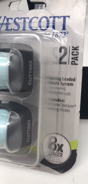 Westcott 2pack Carbo Titanium Replacement Blades for 12 Inch Trimmers ...