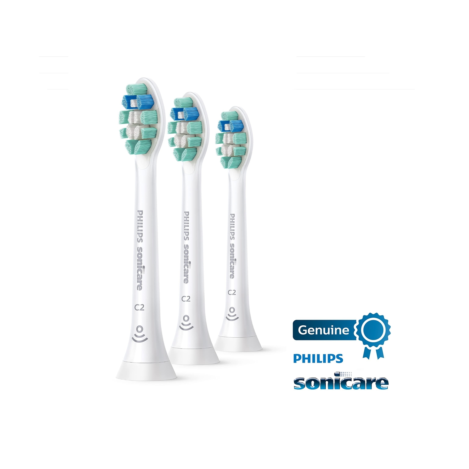 Philips Sonicare Genuine C2 Optimal Plaque Control Toothbrush Heads, 3 ...