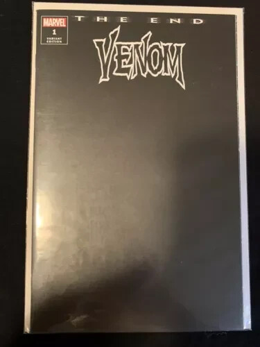 Venom #1, The End Black Blank Sketch Cover Exclusive Variant (MCU-2018 ...