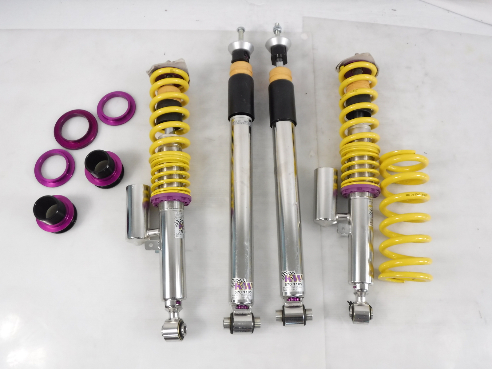 2014-2016 Lexus IS250 IS350 IS300H RWD KW Coilover Kit V3 Variant 3 ...