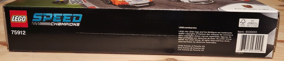 LEGO 75912 SPEED CHAMPIONS: Porsche 911 GT Finish Line Factory Sealed ...