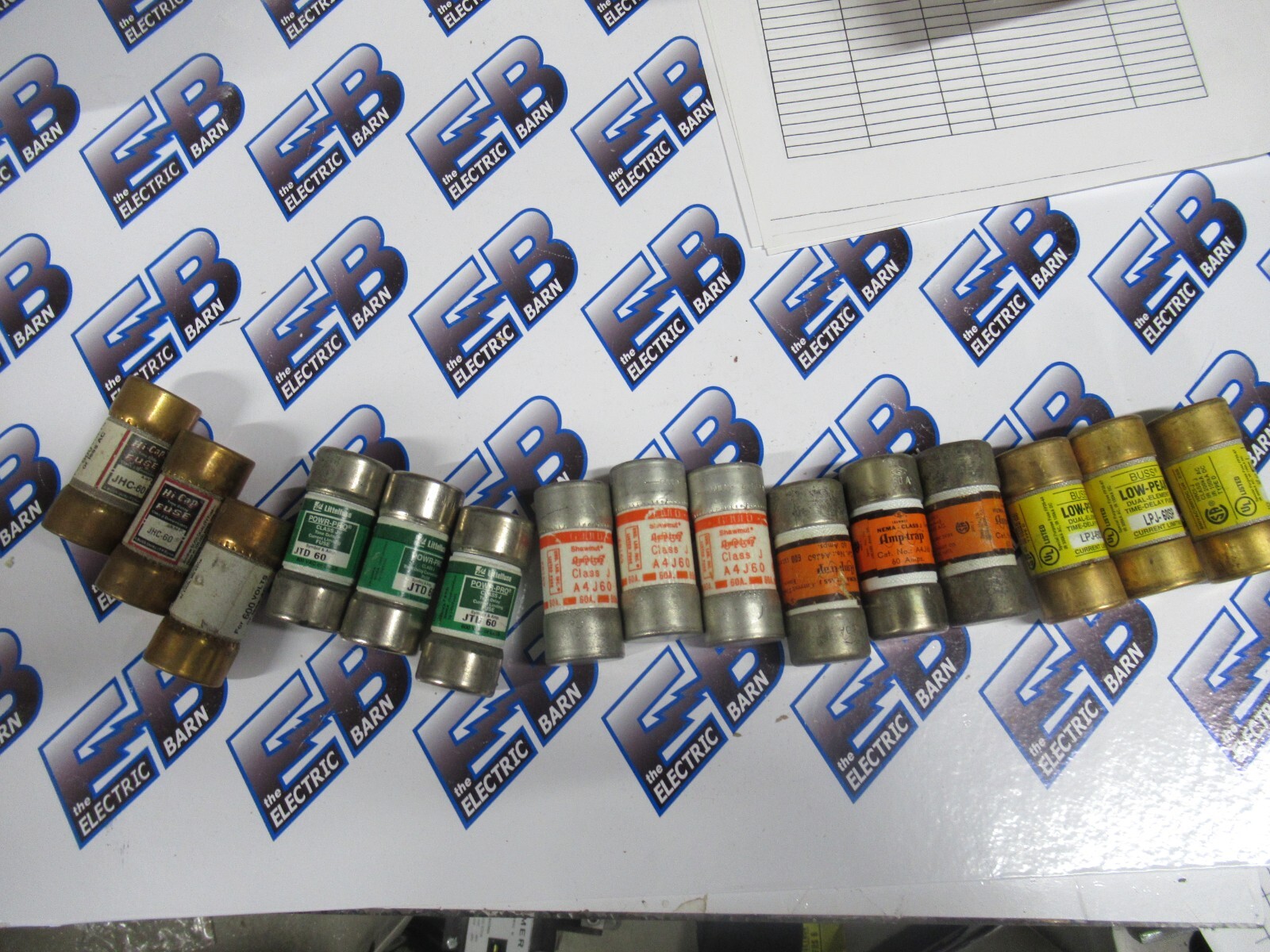 Shawmut A4J60 Or Equal Fuses (1 MATCHED SET OF 3) 60A 600V TD Class J ...