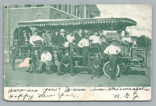 Early Trolley-Like Public Bus COFFEYVILLE Kansas Antique Transportation ...