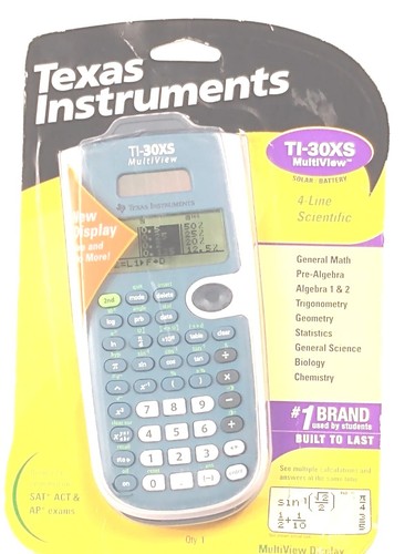 Texas Instruments TI-30XS MultiView Scientific Calculator - Blue for ...