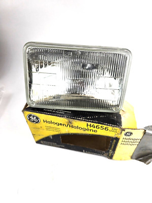 NOS GE Halogen Sealed Beam Headlight 12V 4652 4x6" H4656 | eBay