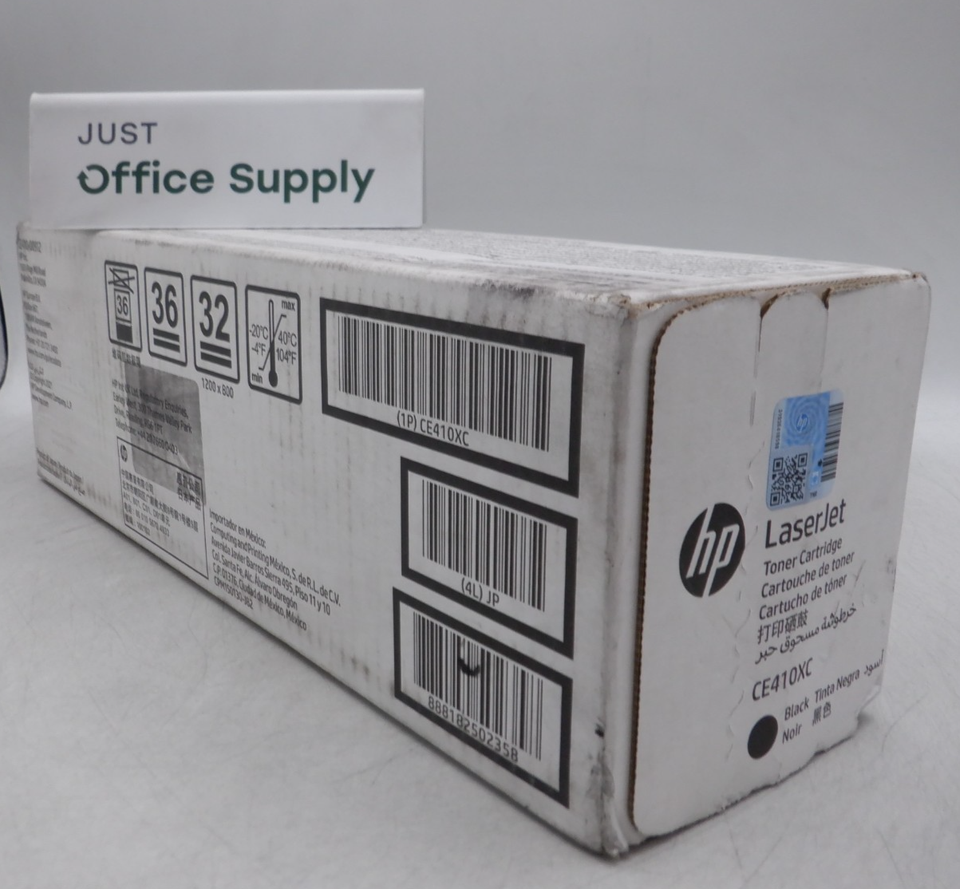 Genuine HP CE410XC Black Print Cartridge Free Shipping D 888182502358| eBay