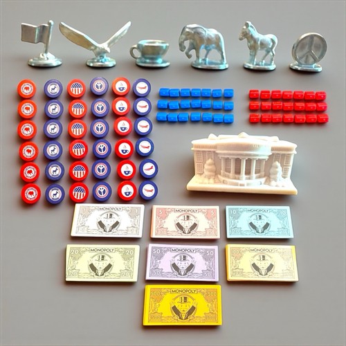 Monopoly House Divided Replacement Tokens/Chips/White House ...