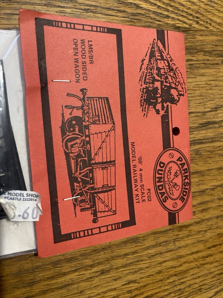 4 Parkside Dundas Railway Wagons MIP 00 Scale 4mm. PC61, PC26,PC02 ...