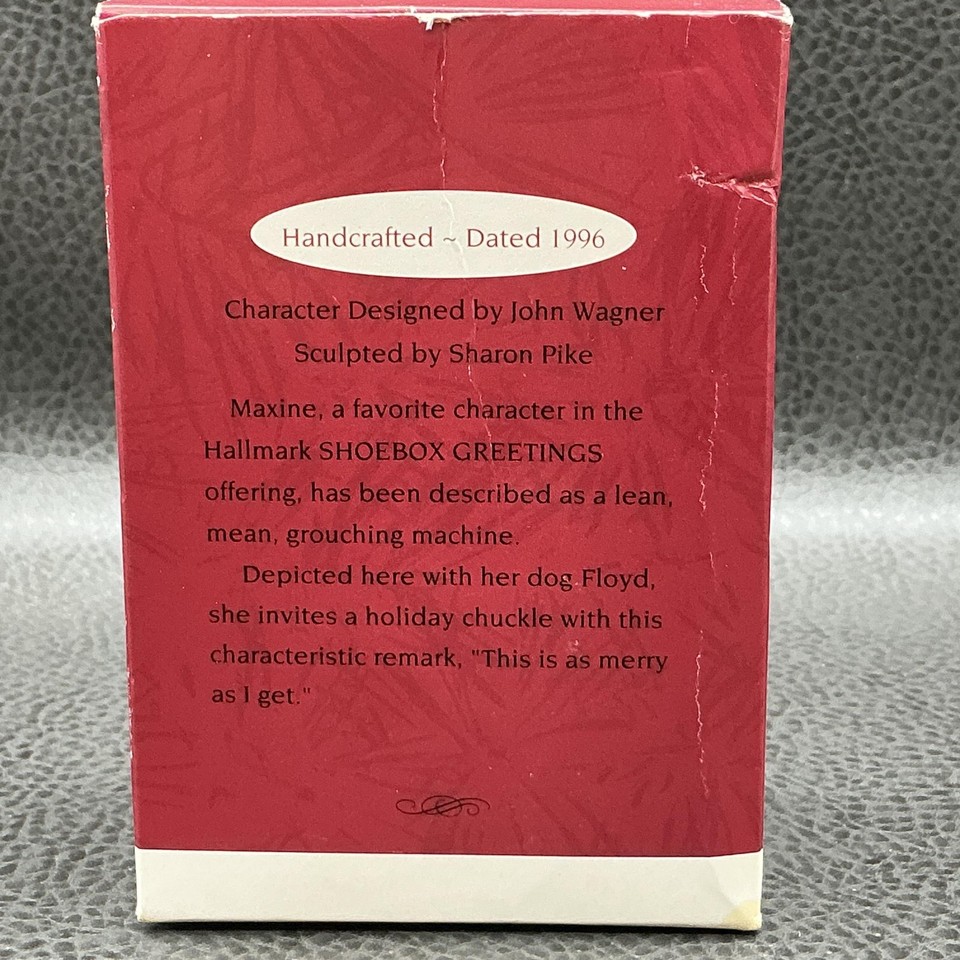 Vintage 1996 Hallmark Keepsake Maxine Floyd Ornament This Is As Merry I ...