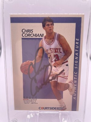 1991 Courtside #13 Chris Corchiani Auto Autograph | eBay