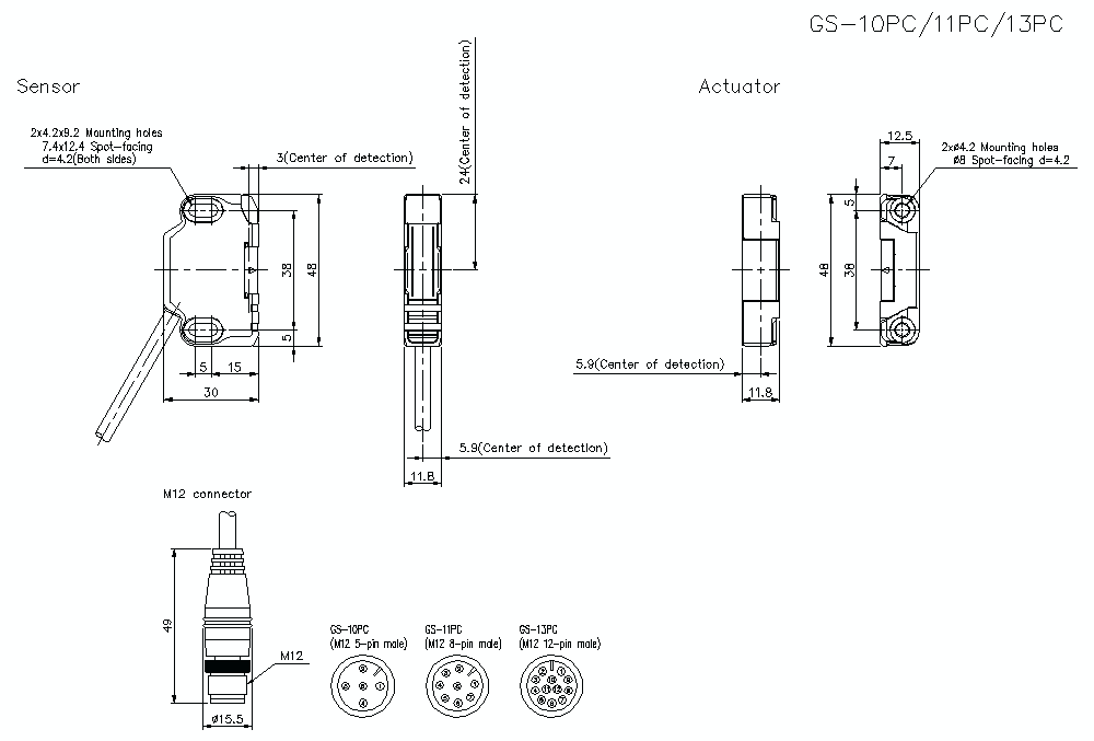 1pcs KEYENCE GS-11PC Switch Brand New with Box | eBay