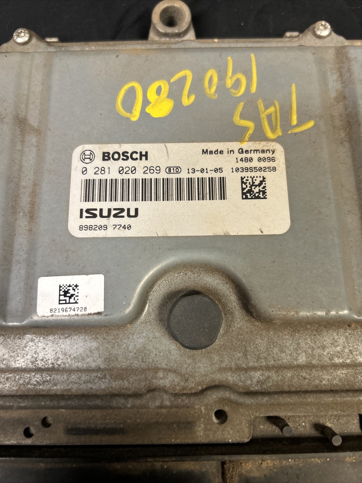 0281020269 Isuzu NPR NQR NRR Engine Control Unit ECU 2014 Module 985 ...