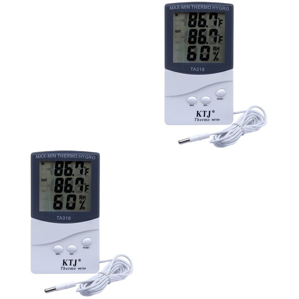 2pcs TA318 Digital LCD Electronic Hygrometer Humidity Temperature | eBay