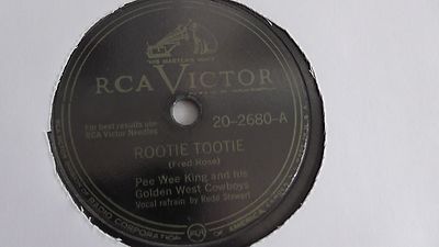 Pee Wee King - 78rpm single 10-inch – VICTOR #20-2680 Rootie Tootie | eBay