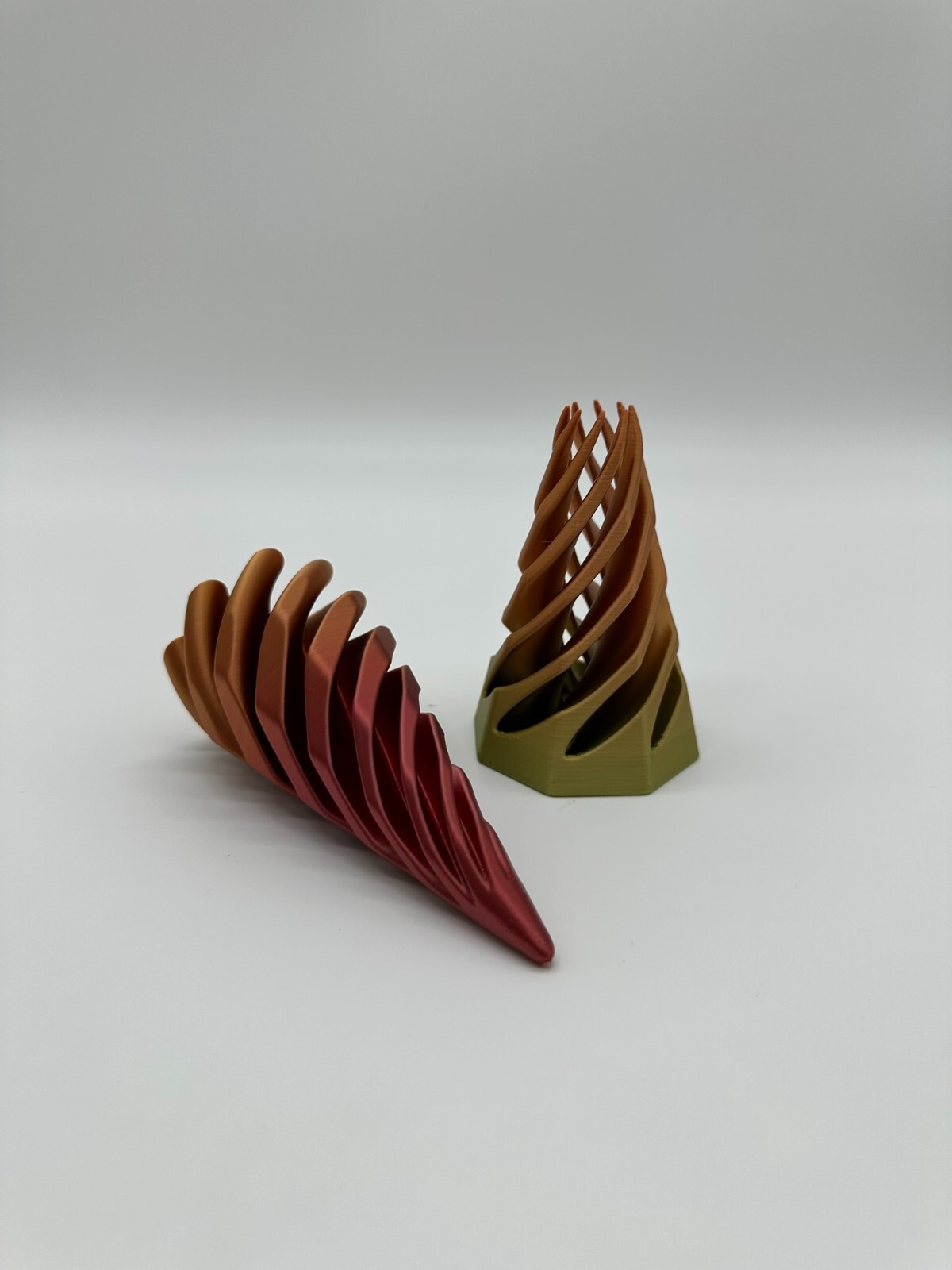 Vortex Rainbow Fidget Octagonal Toy Cone 3D Infinity Impossible Spiral ...