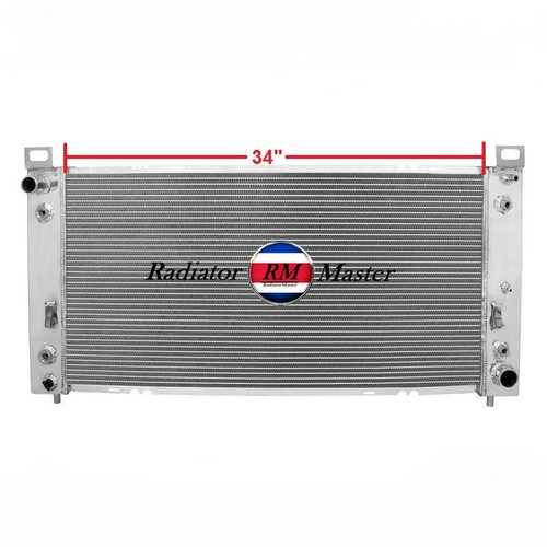4row Aluminum Radiator For 2003-2009 Hummer H2 6.0 V8 (34" core ) | eBay