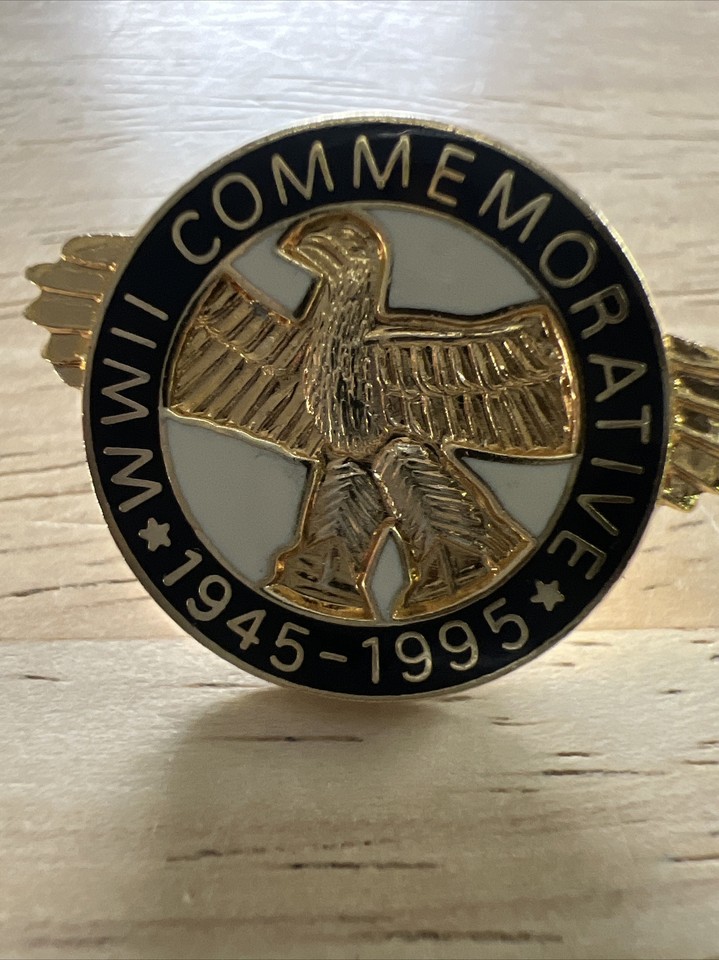 WWII 50 Year Commemorative Pin 1945 - 1995 Preowned Pin Nice Small | eBay