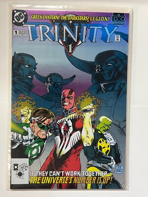 DC Universe Trinity #1 1993 Foil Cover Gene Ha Green Lantern Comic Book ...