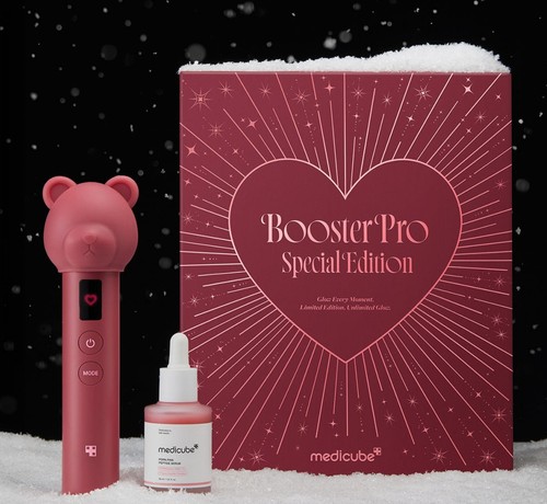MEDICUBE Booster Pro Holiday Gift Set with Bear Cap & PDRN Ampoule | eBay