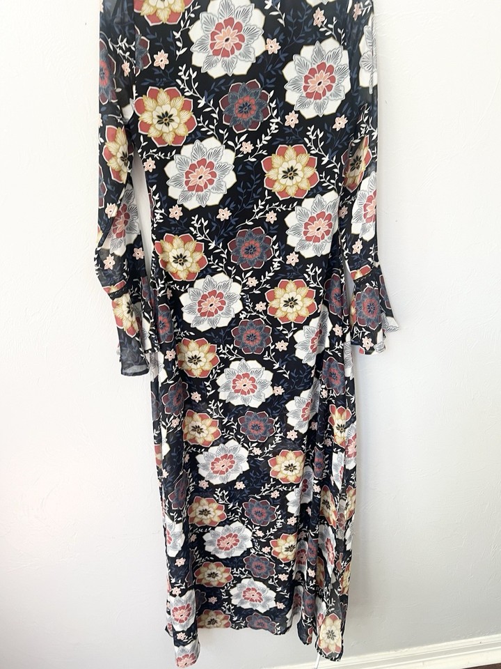 Vtg Y2K Forever 21 Maxi Dress Size Small Black Whimsey Goth Fairy ...