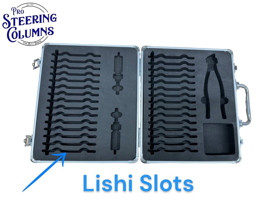 2 in 1 ORIGINAL LISHI 32 TOOL CARRY STORAGE CASE LOCKSMITH LISHI HAND ...