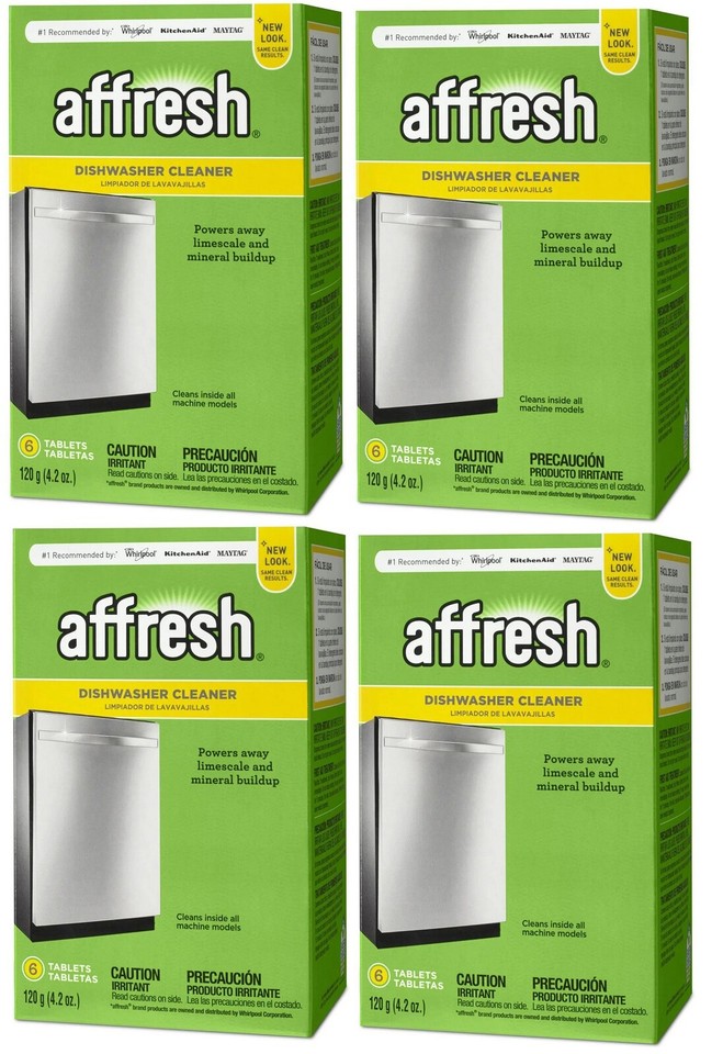 Affresh Dishwasher Cleaner Dish washer Tablets - Choose 1, 6 or 24 ...