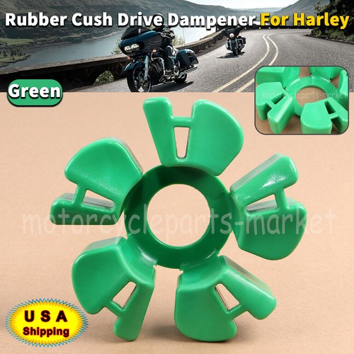 Motorcycle Green Cush Drive Rear Pulley Dampener For Harley Ultra ...